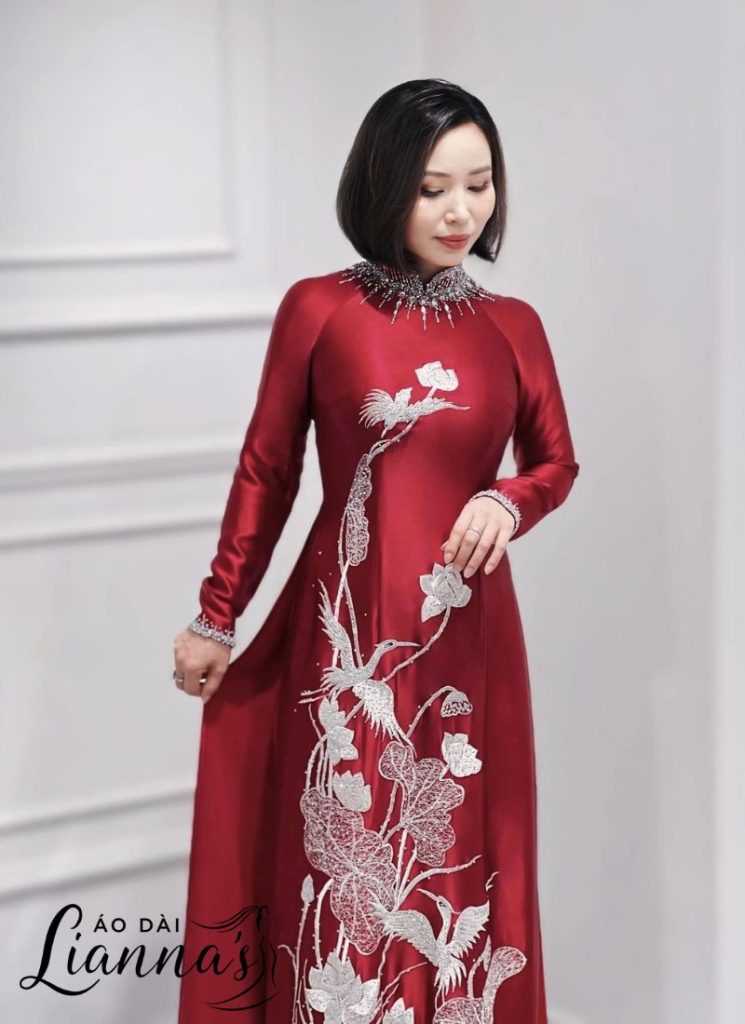 Mẫu áo dài bà sui đẹp nhất cho ngày trọng đại